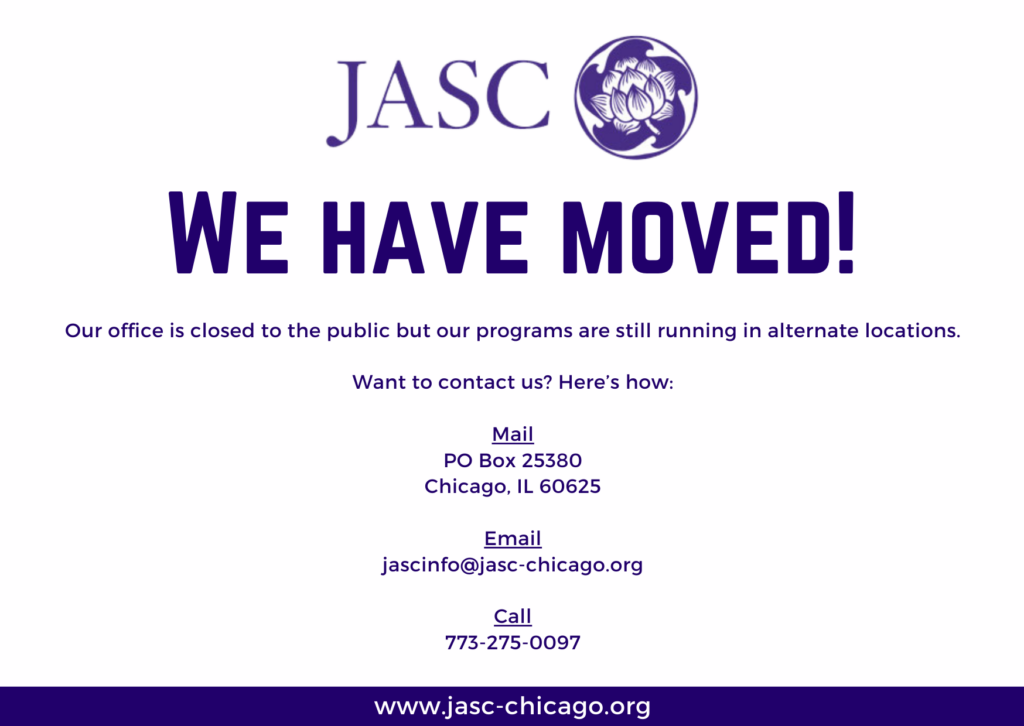 We have moved! – JASC Chicago